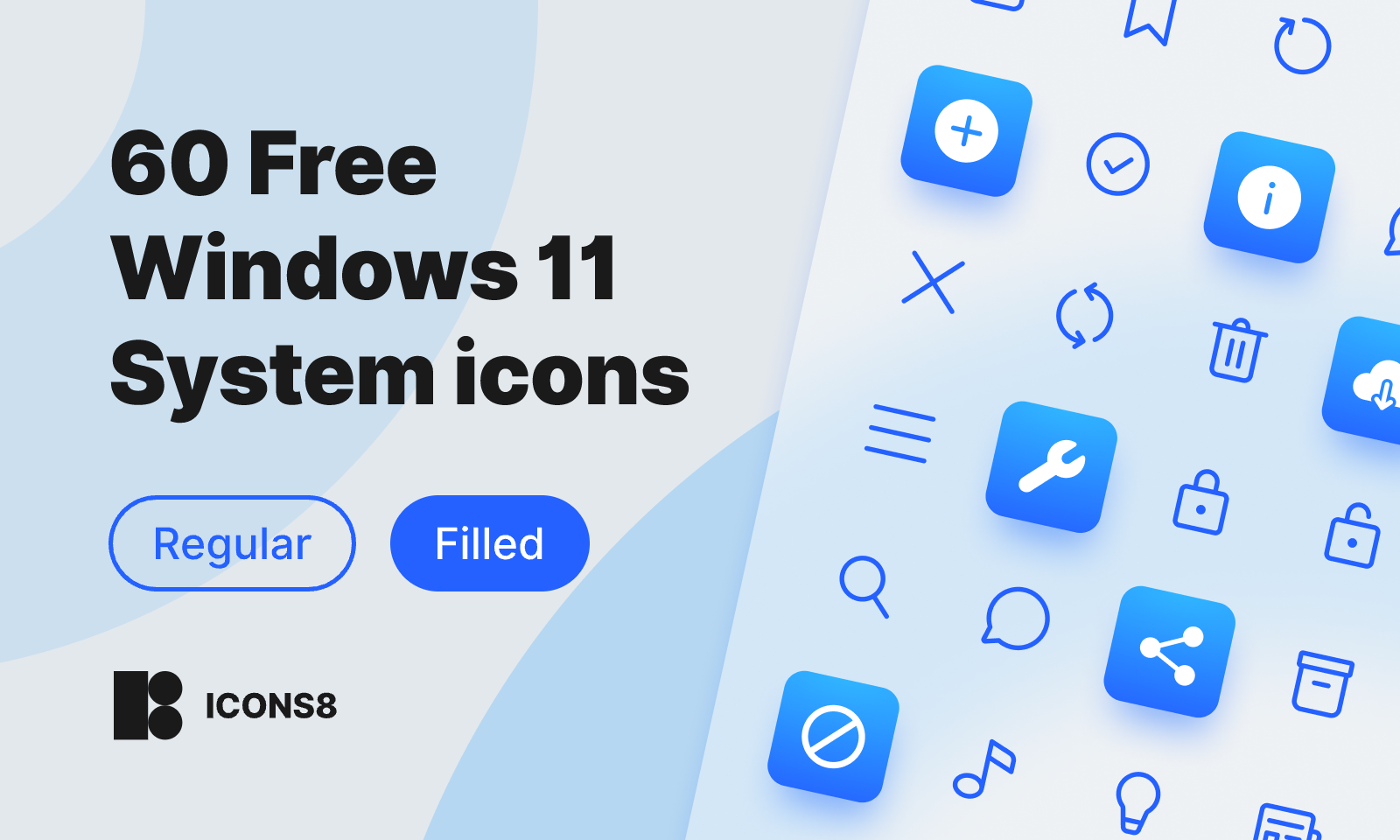 60 Free Windows11 System icons - Pixso设计素材